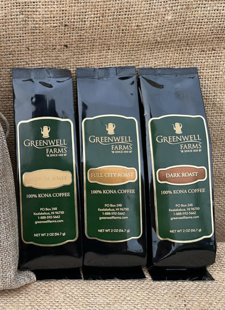 Kona Coffee Sampler Packs | Try Our Hand-Picked 100% Kona Coffee ...