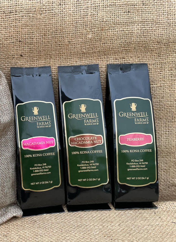Kona Coffee Sampler Packs | Try Our Hand-Picked 100% Kona Coffee ...